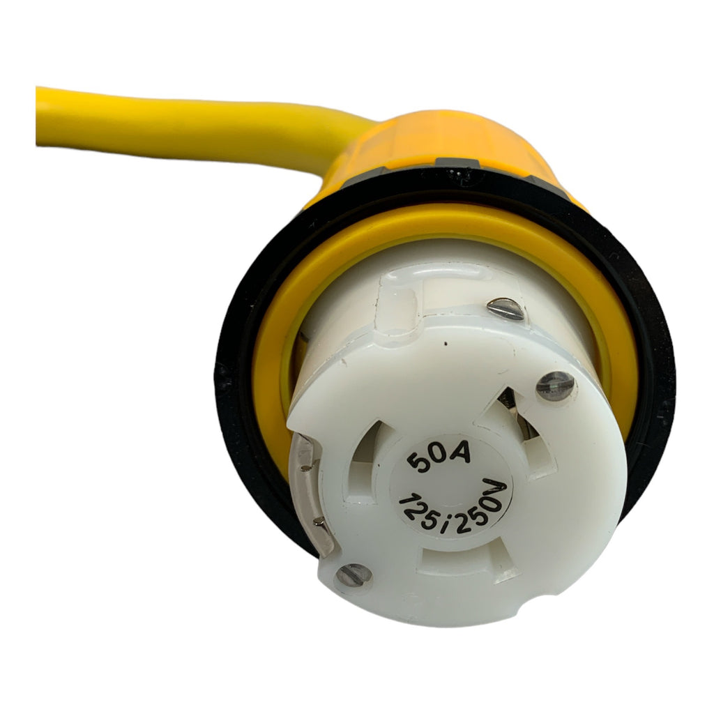 Shore Power Pigtail Adapter 125/250v 50 Amp Male x 125/250V 100 Amp ...