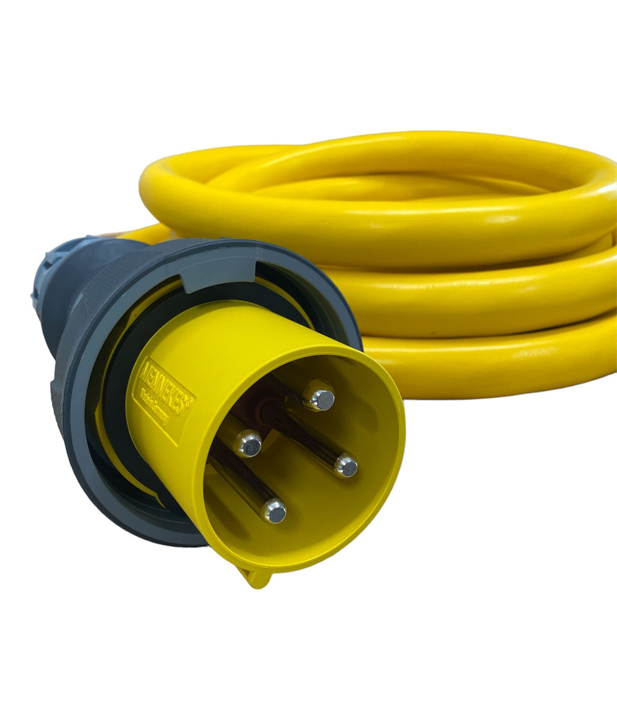 100A 125/250V Marine Shore Power Cord, Yellow – Amp Up Marine & RV Cords